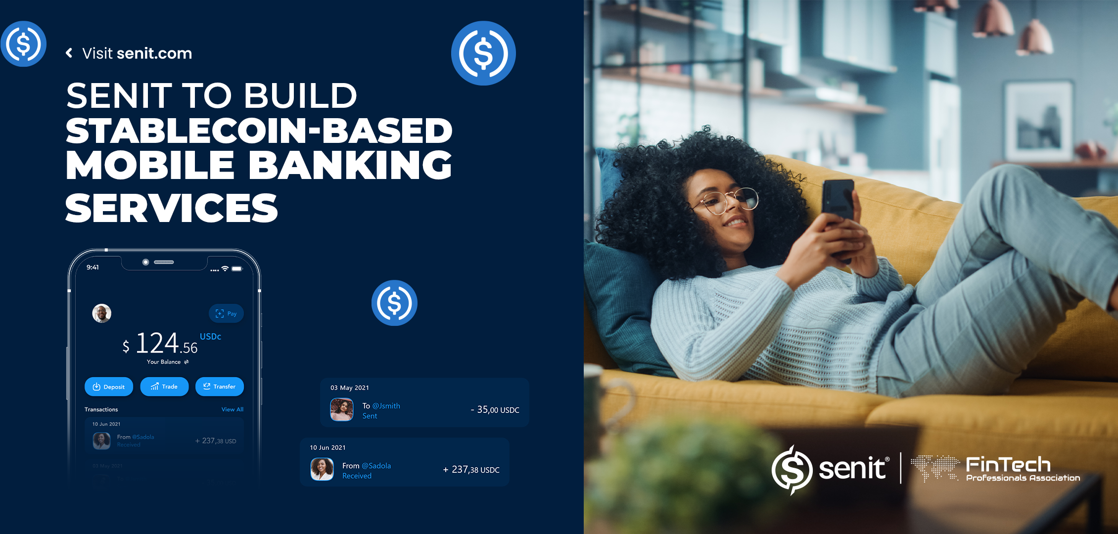 Senit to build stablecoin based mobile banking solution - Senit
