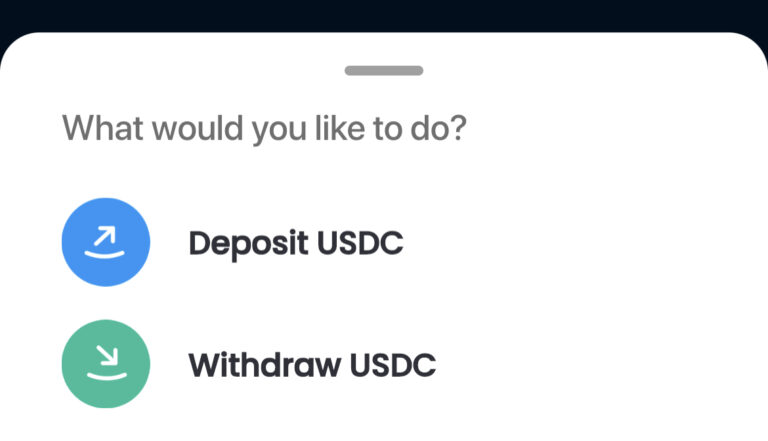 How do I create a USDC Deposit Address? - Senit