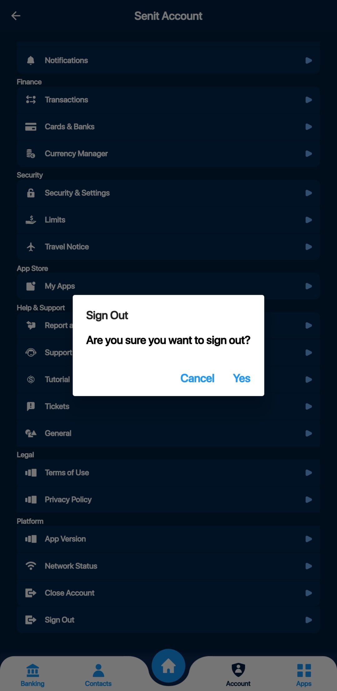 How do I sign out of my Senit account? - Senit