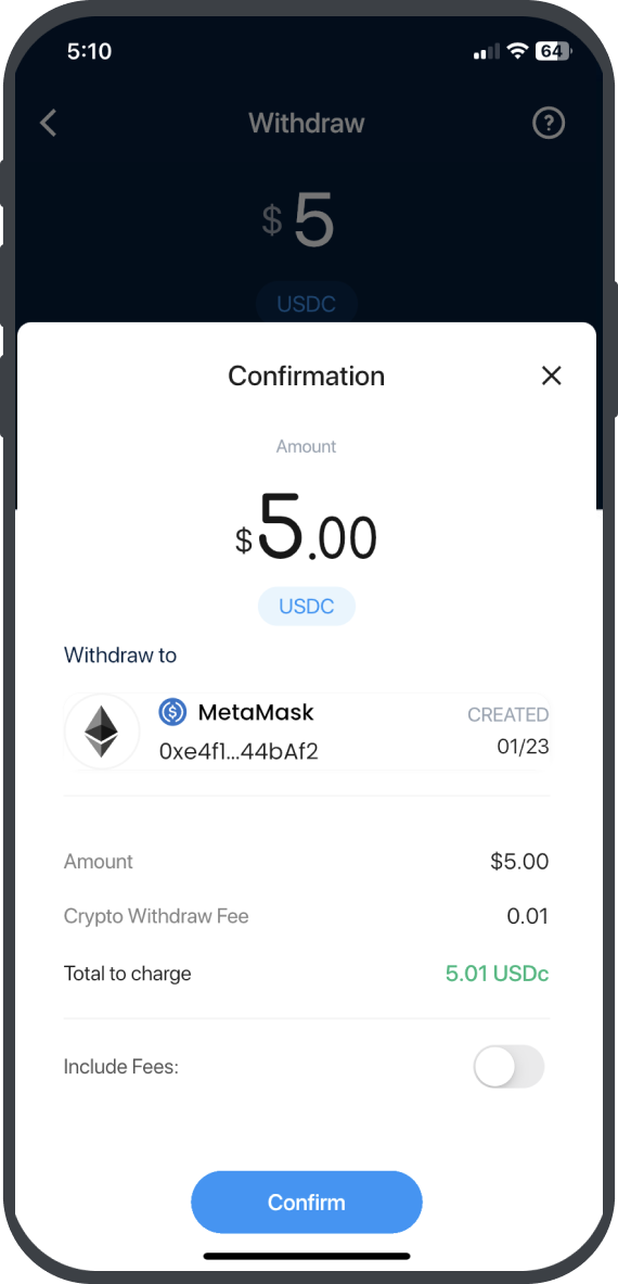 How do I send USDC to a deposit address? - Senit